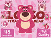 Lotso Toy Story Clipart PNG JPG Digital Files Download – Cartoon Image